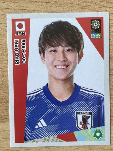 PANINI WOMENS WORLD Cup AU NZ 2023 Riko Ueki Japan Sticker Number 207