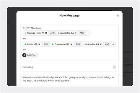 flexible compose filtering and or community