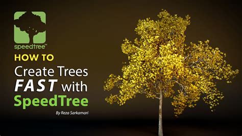 How To Create Realistic Trees Fast In Speedtree For Unreal Youtube