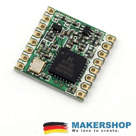 Cc1101 868 Mhz Wireless Funk Modul Transciever Fhem Cul Arduino Raspberry Pi Makershop De