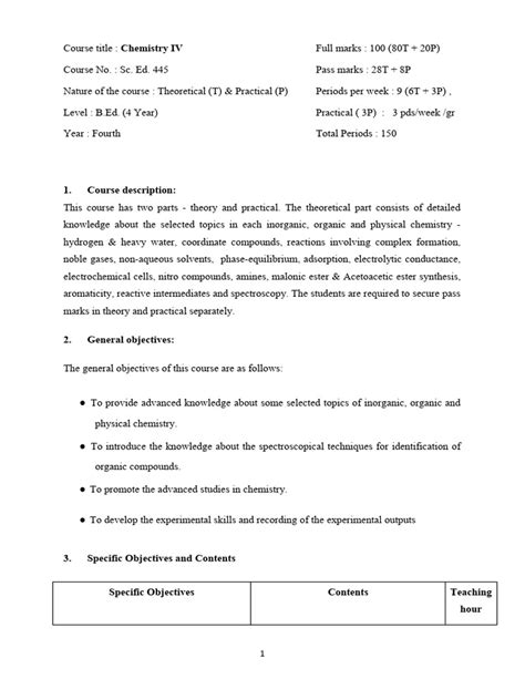 Sced 445 Chemistry Iv Pdf Ester Amine
