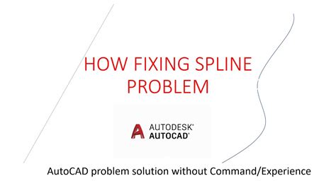 How Fixing Spline Problem In Autocad Youtube
