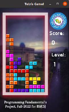 GitHub Hammadshabbir Tetris A Classic Tetris Game Implemented In C Using SFML Library