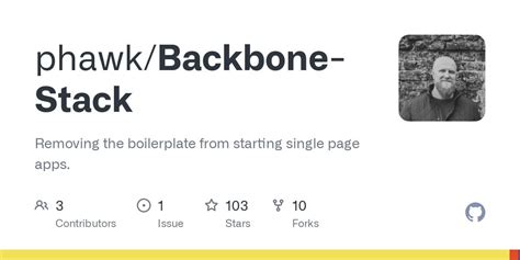 A Pre Configured Backbone Stack For Starting New Projects It Alleviates A Lot Of The Common