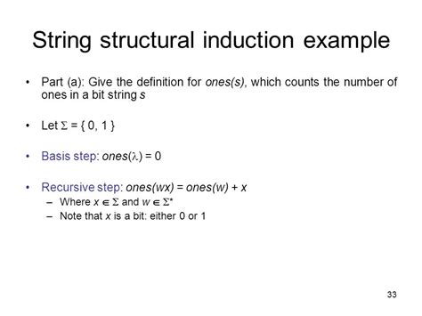 Structural Induction