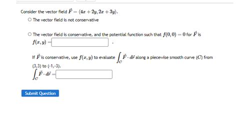 solved consider the vector field vec f 4x 2y 2x 3y the