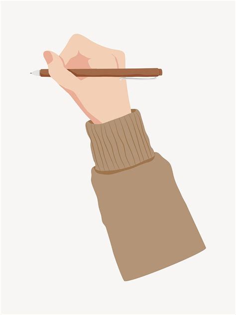 Writing Hand Vector Illustration Collage Premium Vector Illustration Rawpixel
