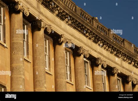 Georgian architecture Royal Crescent Bath Somerset Built 1767Ð1774