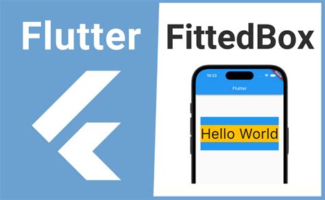 【flutter】fittedboxの使い方｜親ウィジェットに合わせてサイズをスケーリングする