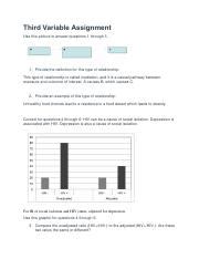 Third Variable Assignment Barto 1 Pdf Third Variable Assignment Use