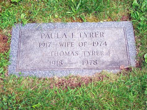 E Thomas Tyrer 1918 1978 Find A Grave Memorial