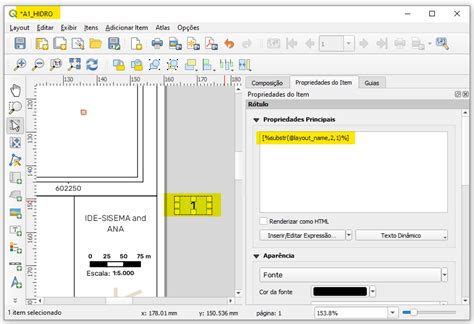 Print Composer Working With Expressions Inside Variables In Qgis