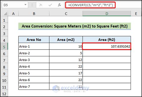How To Use Convert Function In Excel Exceldemy