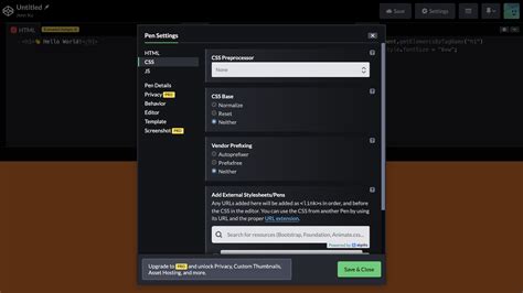 codepen unleash creative frontend power with javascript appsumo