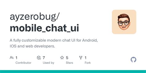 GitHub Ayzerobug Mobile Chat Ui A Fully Customizable Modern Chat UI For Android IOS And Web