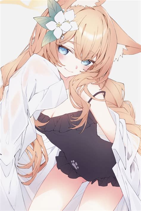Hk Nnm Mari Blue Archive Mari Swimsuit Blue Archive Blue Archive Commentary Highres