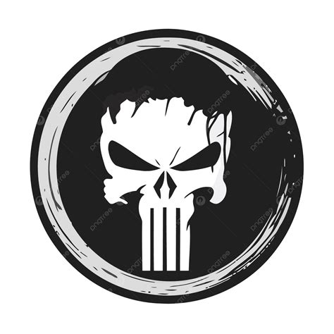Punisher Logo Vector Dxf Art Files