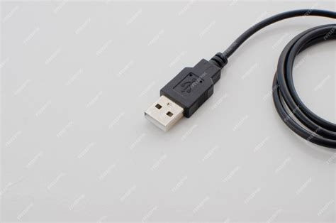 Premium Photo Closeup Of The End Of The Usb Cable Usb Or Universal Serial Bus Technology Has
