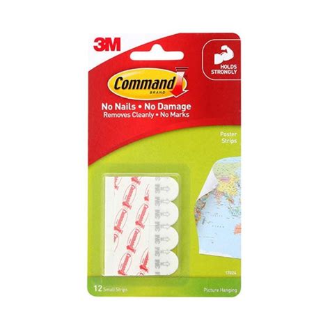Command Poster Strips 17024anz Pack Of 12 Box Of 6 Big W