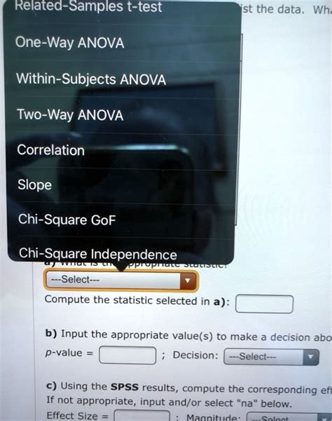 Related Samples T Test Ist The Data Wh One Way Anova Within Subjects Anova Two Way Anova