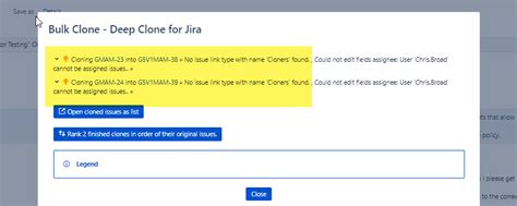 how do i bulk clone issues using jira cloud