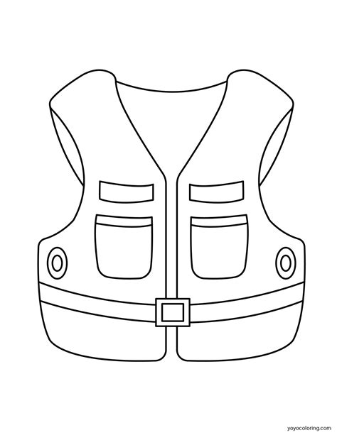 Life Jacket Coloring Pages 2025