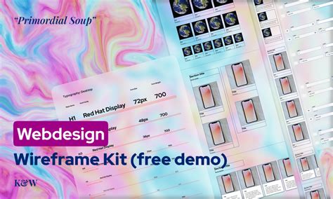 Webdesign Wireframe UI Kit Figma