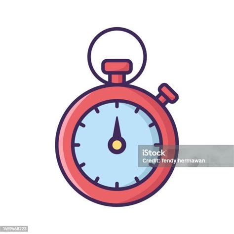 흰색 배경에 스톱워치 아이콘 벡터 디자인 서식 파일 Precision Bombing에 대한 스톡 벡터 아트 및 기타 이미지 Precision Bombing 개념