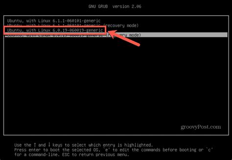 How To Downgrade The Kernel In Ubuntu