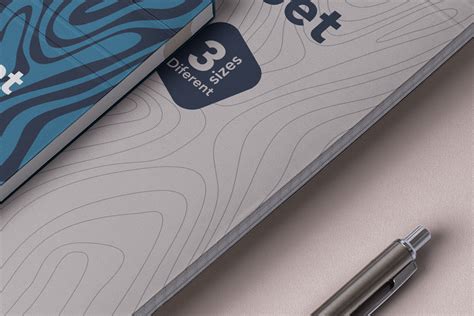 Notepad Set Branding Mockup Psd Mock Up Templates Pixeden
