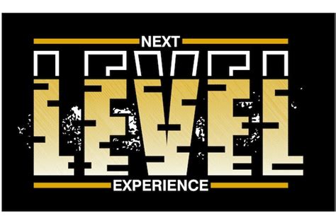 다음 레벨 인용 슬로건과 동기 부여 된 타이포그래피 디자인 터 일러스트레이션 프리미엄 벡터