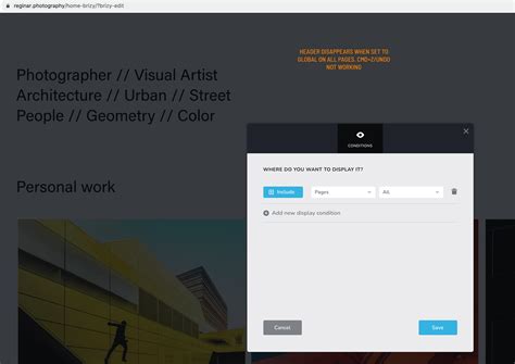 Global Blocks Not Working Brizy Help Center