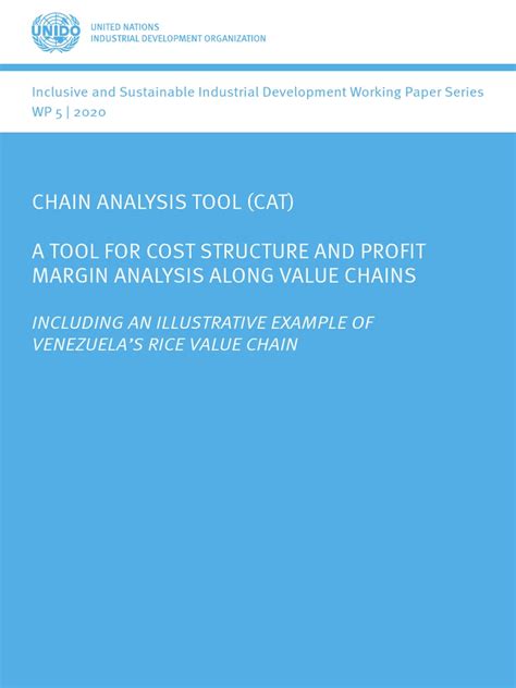 Chain Analysis Tool Cat Pdf Data Analysis Value Chain