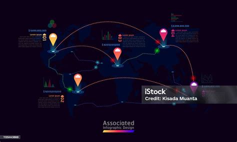 그래프 차트 데이터와 관련 회사 공장 세계 지도 마크 포인트 인포 그래픽 디자인 벡터 일러스트 레이 션 Eps10 다중 색상에 대한 스톡 벡터 아트 및 기타 이미지 Istock
