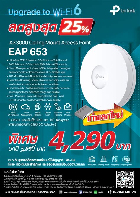 Promotion เก่าแลกใหม่ นำเราเตอร์เก่าของคุณมา Upgrade เป็น Wi Fi6 กับ Tp Link