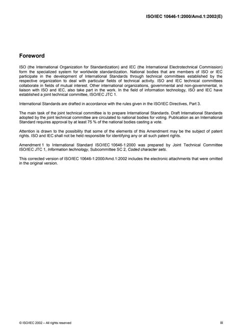 iso iec 10646 1 2000 amd 1 2002 information technology — universal