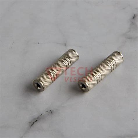 Jual Connector I Mini Stereo Female Silver Sambungan Jack Audio Mm Besi Kota Medan Tech