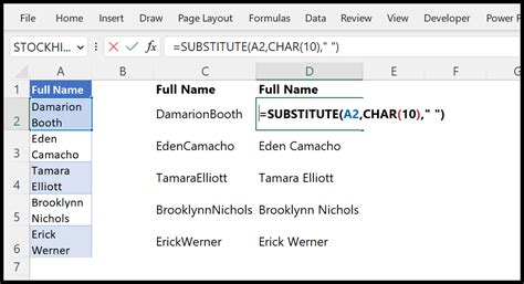 Remover quebra de linha de uma célula no Excel