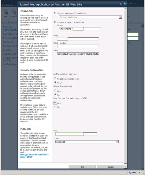 Adding Ssl To A Sharepoint 2010 Web Application The Right Way