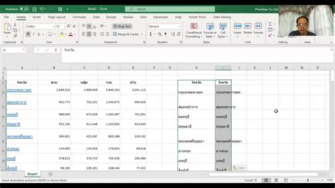 Data Visualization ด้วย Excel Youtube