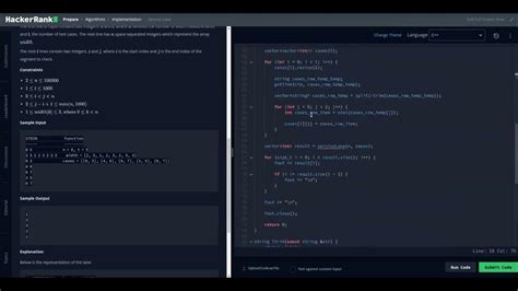 hackerrank service lane youtube