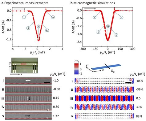 Studying Anisotropic Magnetoresistance AMR Hysteresis A Top Panel