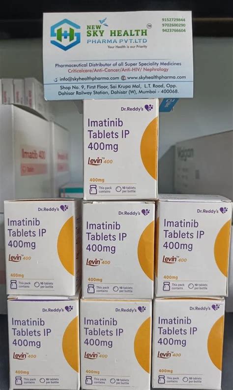 Levin 400 Mg At Rs 350stripe Imatinib Tablet In Mumbai Id