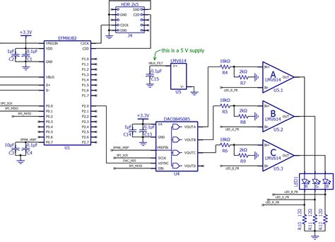 Design A Color Sensor With Measurements Displayed Via An RGB LED Module Projects