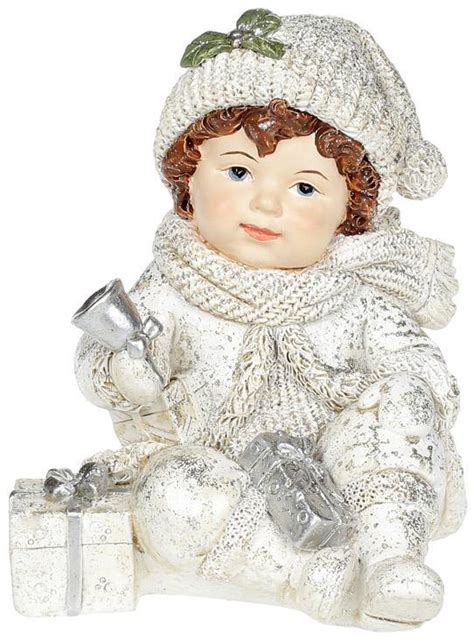 Статуетка декоративна Хлопчик з Подарунками 11 1х11 5х13 2см Hotdeal полістоун срібло цена