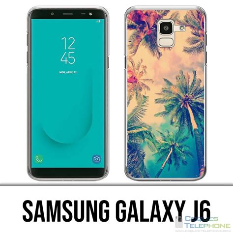 Coque Pour Samsung Galaxy J Palmiers