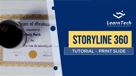 Articulate Storyline Tutorial Print Slide Youtube
