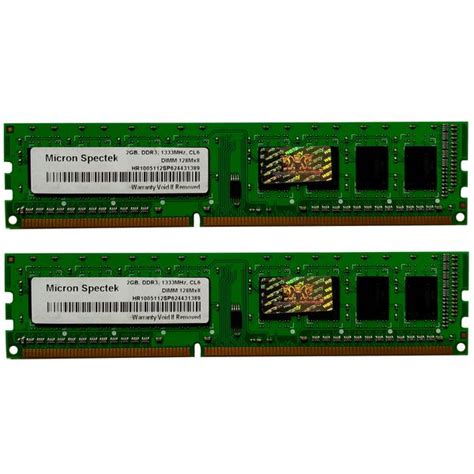قیمت و خرید رم دسکتاپ Ddr3 دو کاناله 1333 مگاهرتز Cl6 میکرون مدل Spectek ظرفیت 4 گیگابایت کالندز