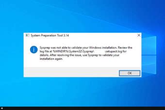 Sysprep Error On Windows How To Troubleshoot It