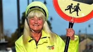 Lollipop Lady Retires After More Than 56 Years Bbc Newsround
